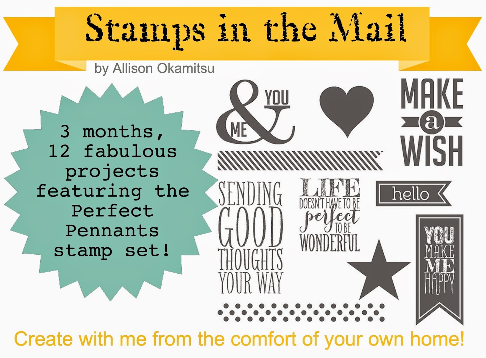 Stamps in the Mail: Perfect Pennants - Nice People STAMP!