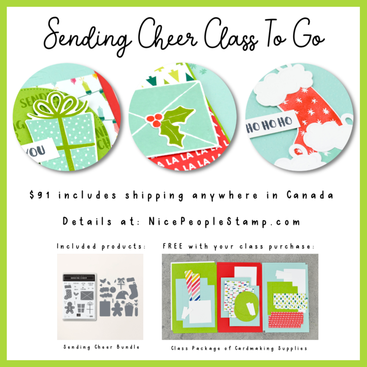 Frosted Gingerbread Man Card | Stampin' Up! Sending Cheer Bundle