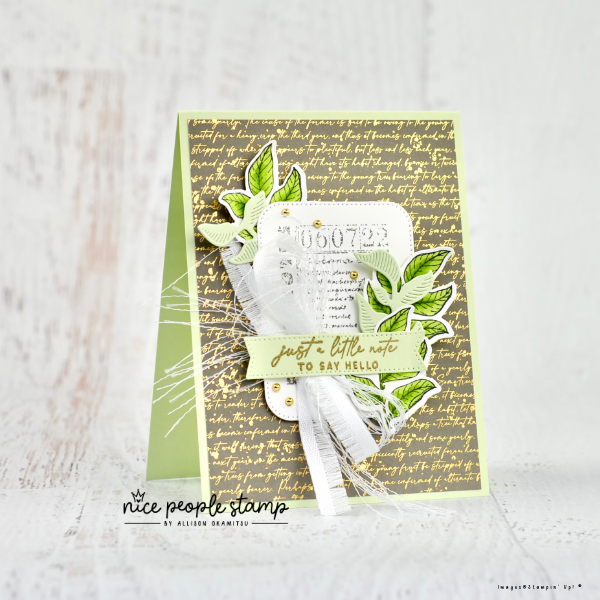 Beautiful Notes of Nature Card with NEW 2024 Spring Catalogue!