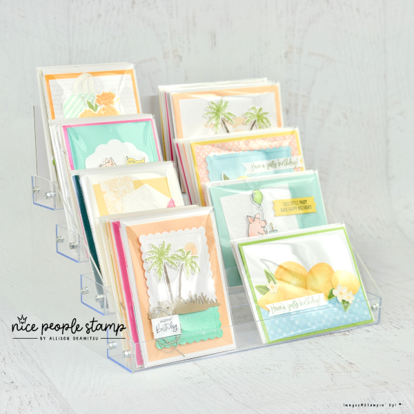 How to make a CHEAP & EASY card rack display